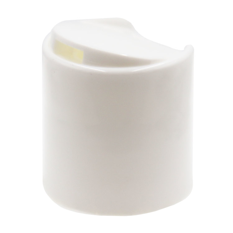 24mm, 24-410 White PP Plastic Small Disc Top Cap, .308 Orifice ...