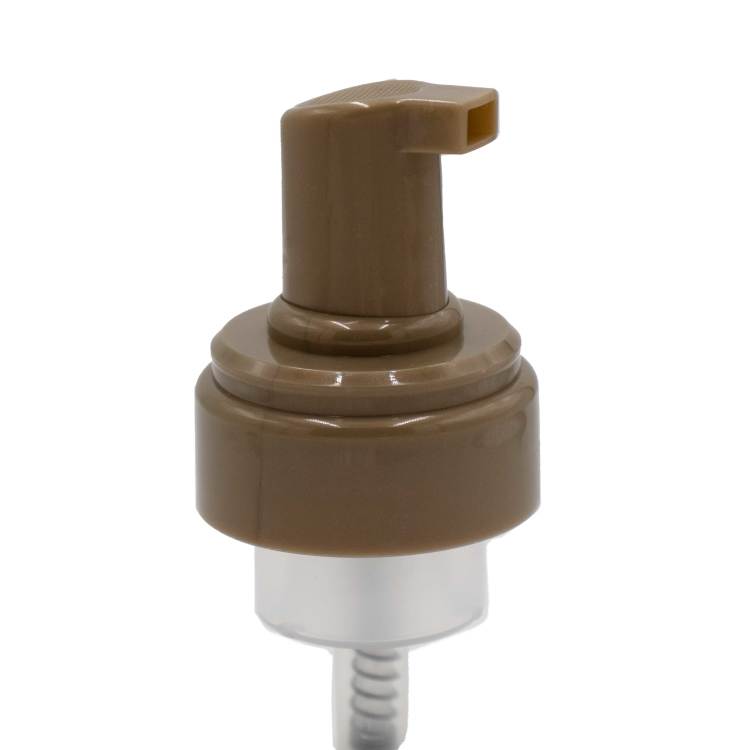 43 MM GOLD PP FOAM PUMP, 177MM DIP TUBE, @400, TRANSPARENT GOLD CAP ...