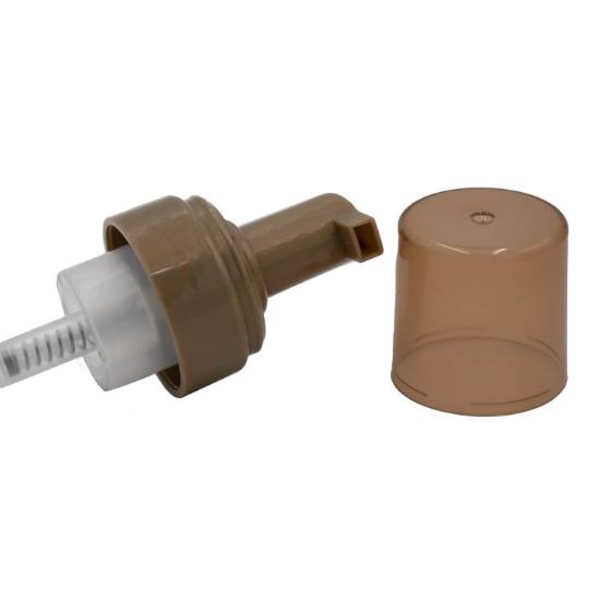 43 MM GOLD PP FOAM PUMP, 177MM DIP TUBE, @400, TRANSPARENT GOLD CAP ...