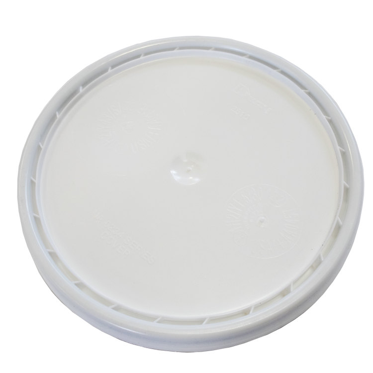 3.5-6 Gallon White HDPE Cover, EPDM Gasket, UN Rated. Pipeline Packaging