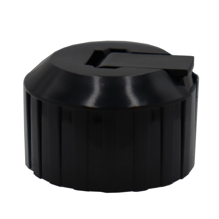 28 mm, 28-400 Black PP Plastic Turret Cap, Heat Seal for HDPE, 3 x 6 ...