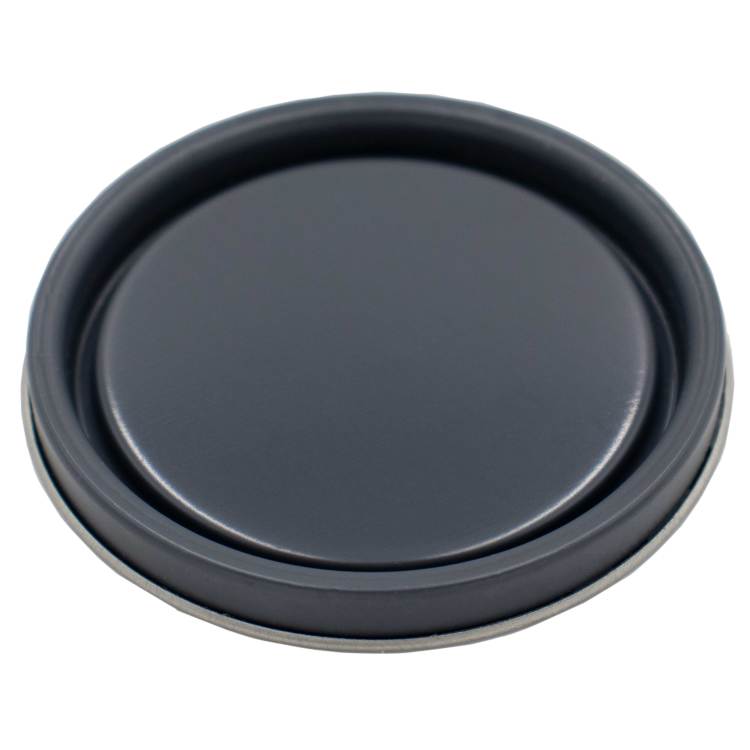 1 Pint Metal Paint Can, Gray Epoxy Phenolic Lined, w/ Plug Cover ...