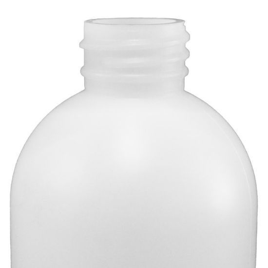 16 oz Natural HDPE Plastic Cosmo Bullet Round Bottle, 28-410 Neck ...