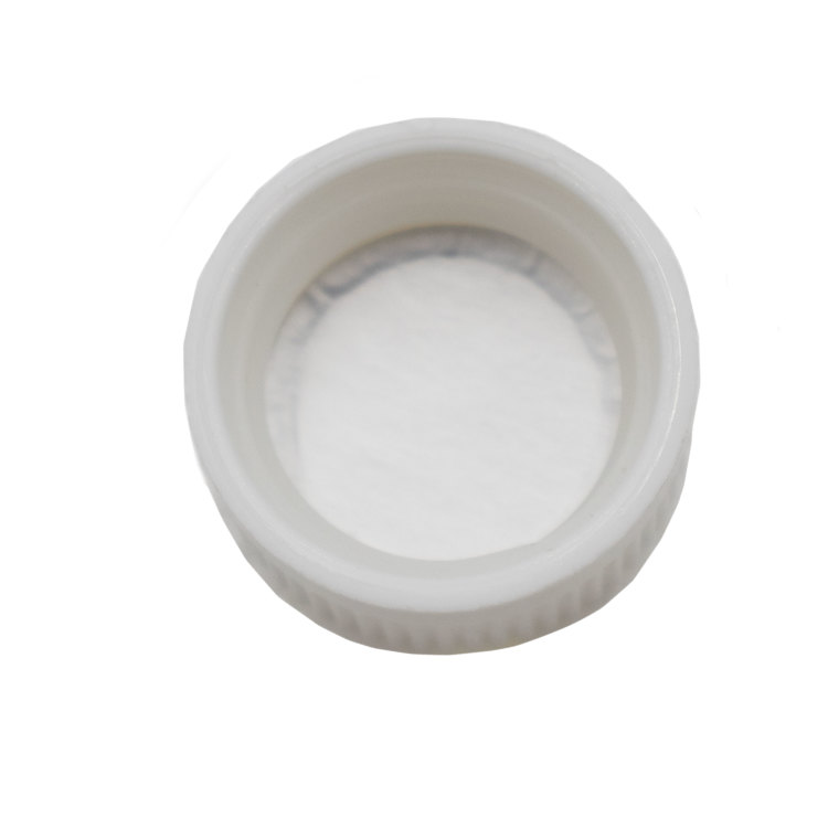 24-400 White PP Plastic Child Resistant Cap, Plain Heat Seal Liner for ...