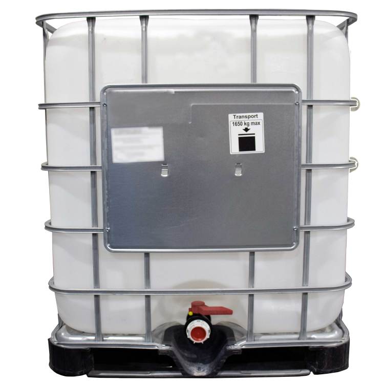 275 Gallon Remanufactured IBC Tote Natural Plastic Bottle w/ 2" NPT ...