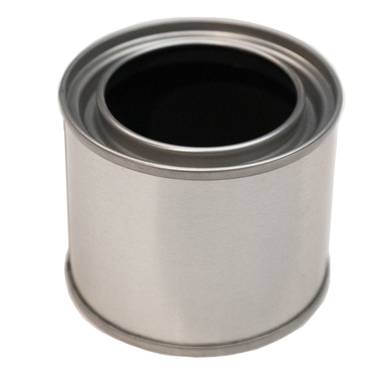 1/4 Pint Metal Paint Can w/ Plug, Gray Epoxy Phenolic Lined. Pipeline ...