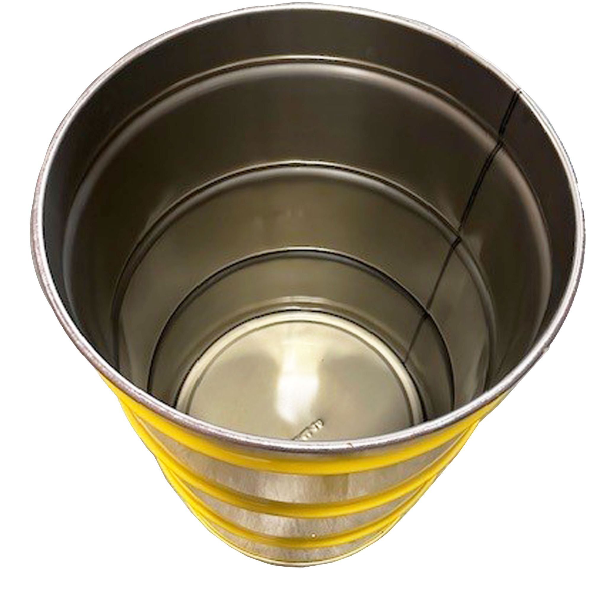55 Gallon Yellow Steel Open Head Drum Style #2, Rust Inhibited, No ...