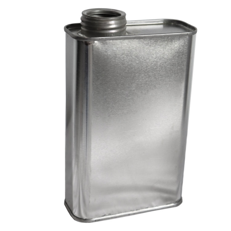 1 Pint Metal F-Style Can, Unlined, 1 1/4" Alpha Opening, 314 x 514 ...