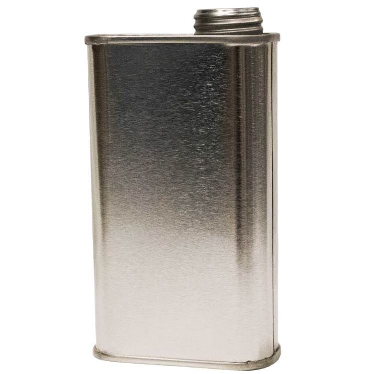 1/2 Pint F-Style Metal Can, Unlined, with 1" Delta Opening. Pipeline ...