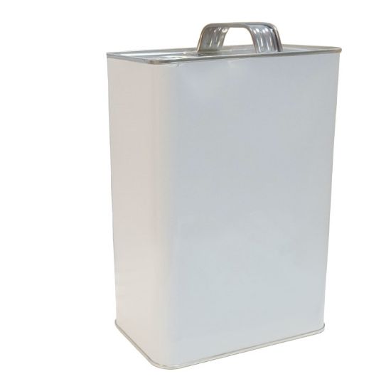 1 Gallon White Coat F-Style Metal Can, 32 MM Rel Opening, UN Rated, Tem ...